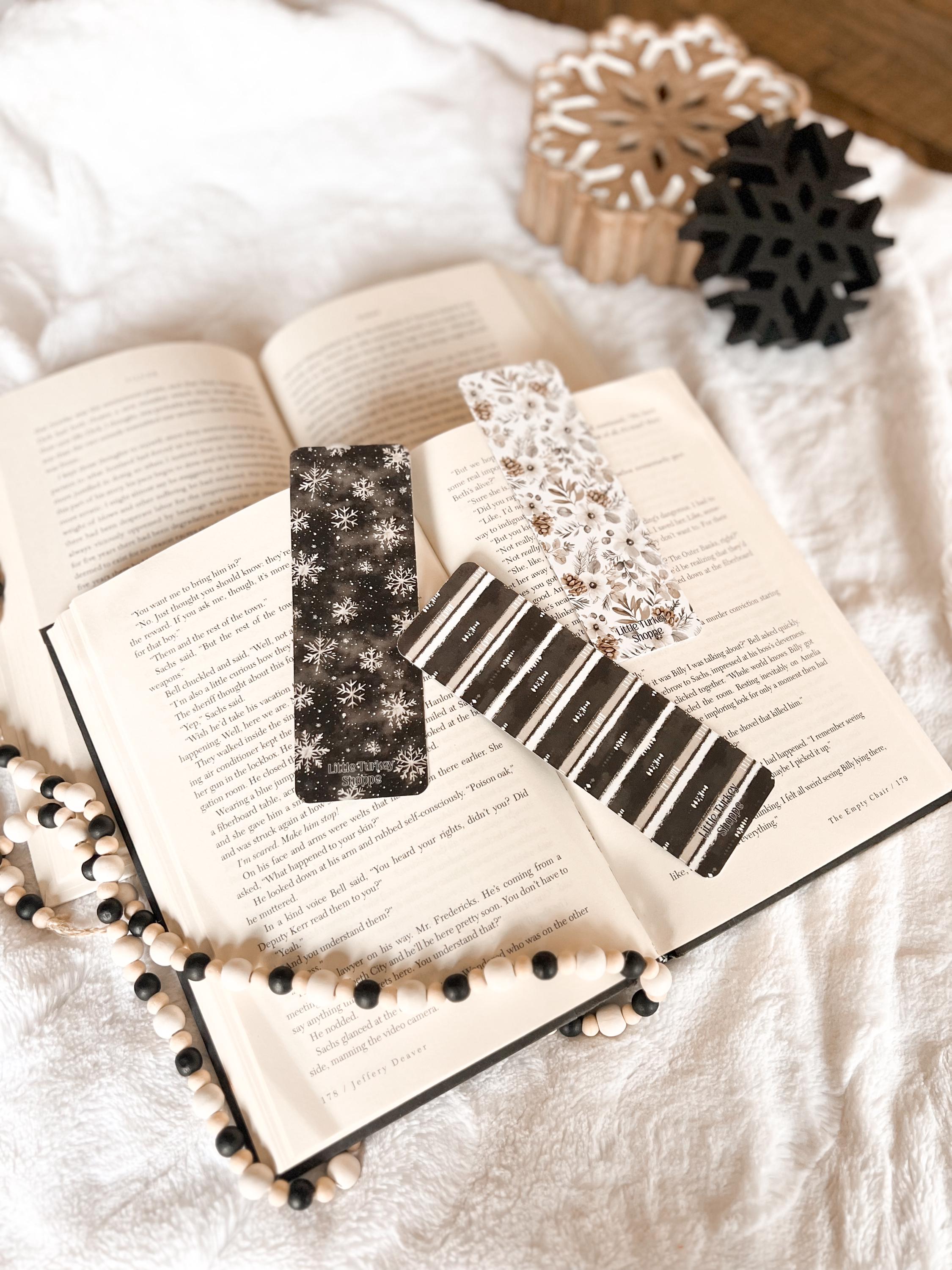 Dark Winter Bookmark Set | Little Turkey Shoppe | Neutral Winter ...