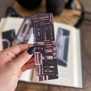 Dark Academia Bookmark | Little Turkey Shoppe | Bookshelf Bookmark, Dark Bookstack, Typewriter ...