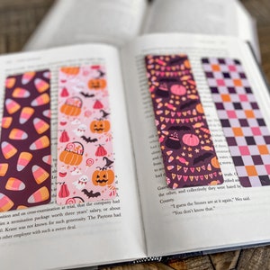 Purple Halloween Bookmark Set | Little Turkey Shoppe | Cute Pumpkin ...