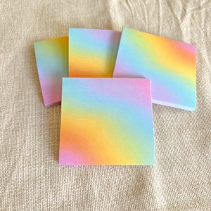 Pastel Rainbow Sticky Notes Little Turkey Shoppe Cute Pastel Sticky ...