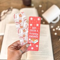 12 Christmas Santa Tree Printable Bookmark 2x7.5 Inch Digital JPG PNG ...