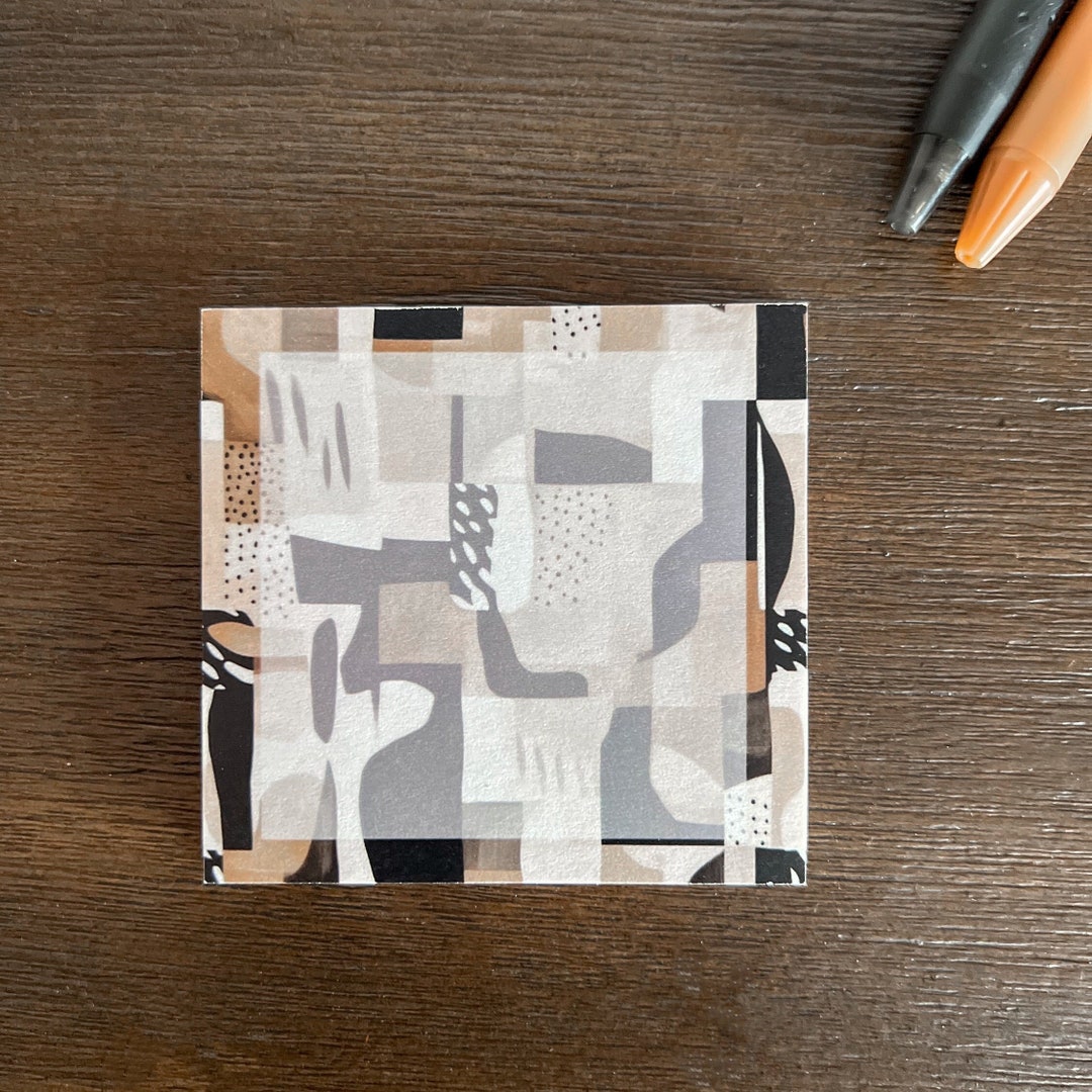 Abstract Modern Sticky Notes Little Turkey Shoppe - Etsy