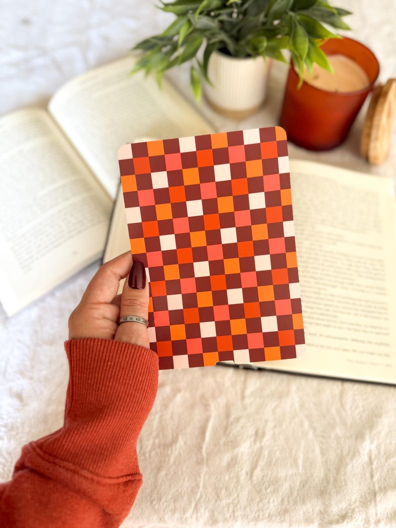 Orange Fall Kindle Inserts | Little Turkey Shoppe | Cozy Fall Kindle ...
