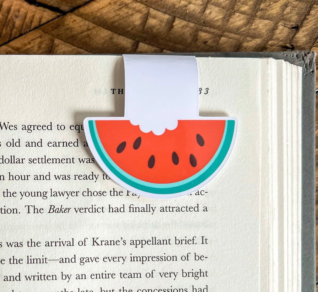 Watermelon Magnetic Bookmark | Little Turkey Shoppe | Cute Summer ...