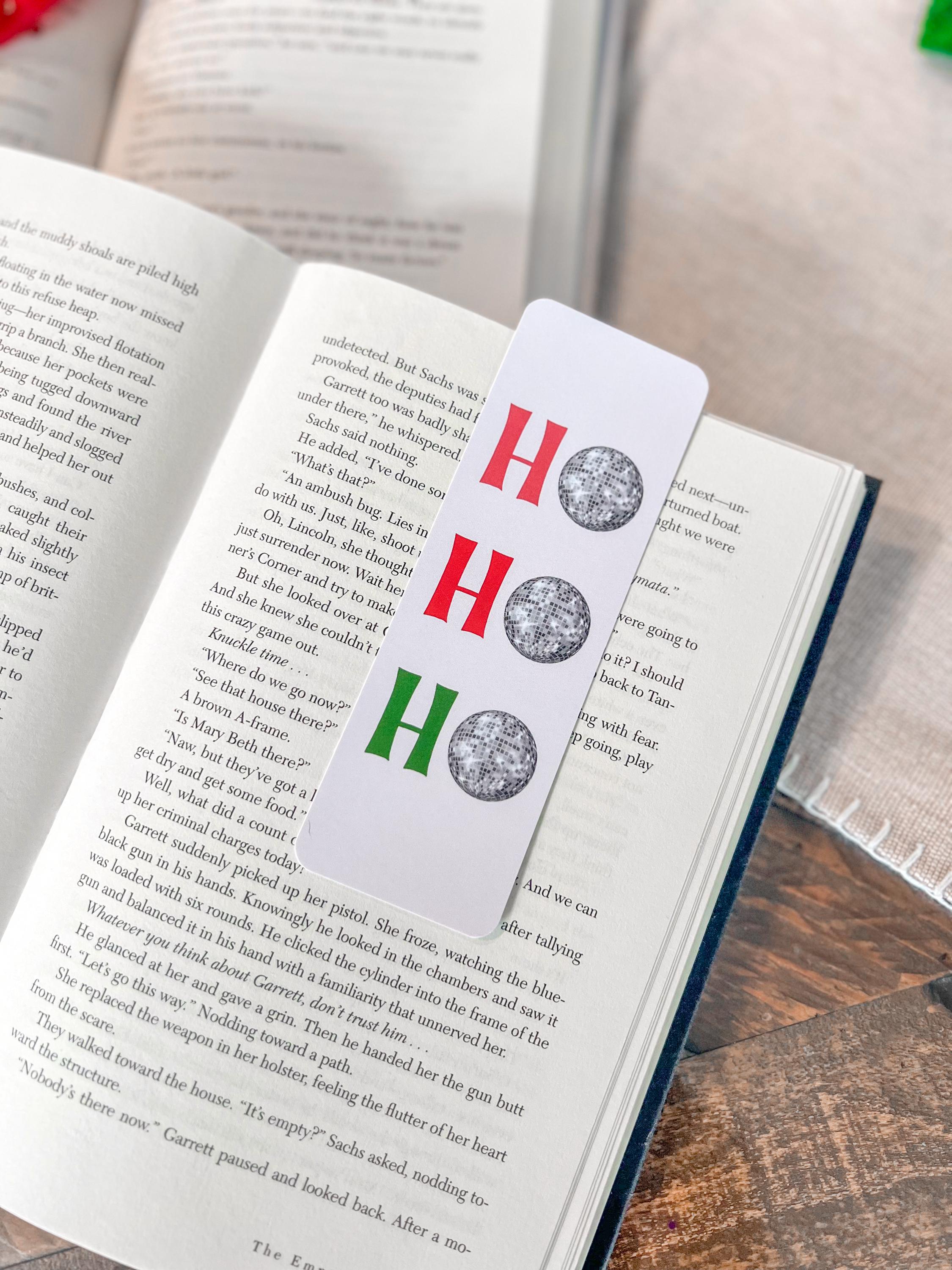 Ho Ho Ho Bows Bookmark Set | Little Turkey Shoppe | Christmas Bookmark ...