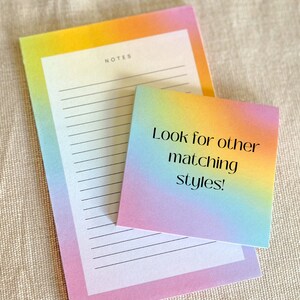 Pastel Rainbow Sticky Notes Little Turkey Shoppe Cute Pastel Sticky ...