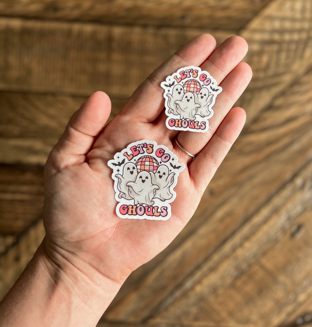 Let's Go Ghouls Vinyl Sticker Little Turkey Shoppe - Etsy