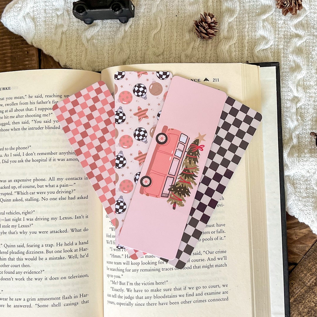 Retro Van Christmas Bookmarks Little Turkey Shoppe Checker Bookmark ...