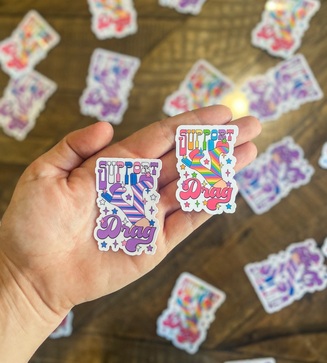 Support Drag Vinyl Sticker | Drag Ban Protest, Drag Pride, Drag is Not ...