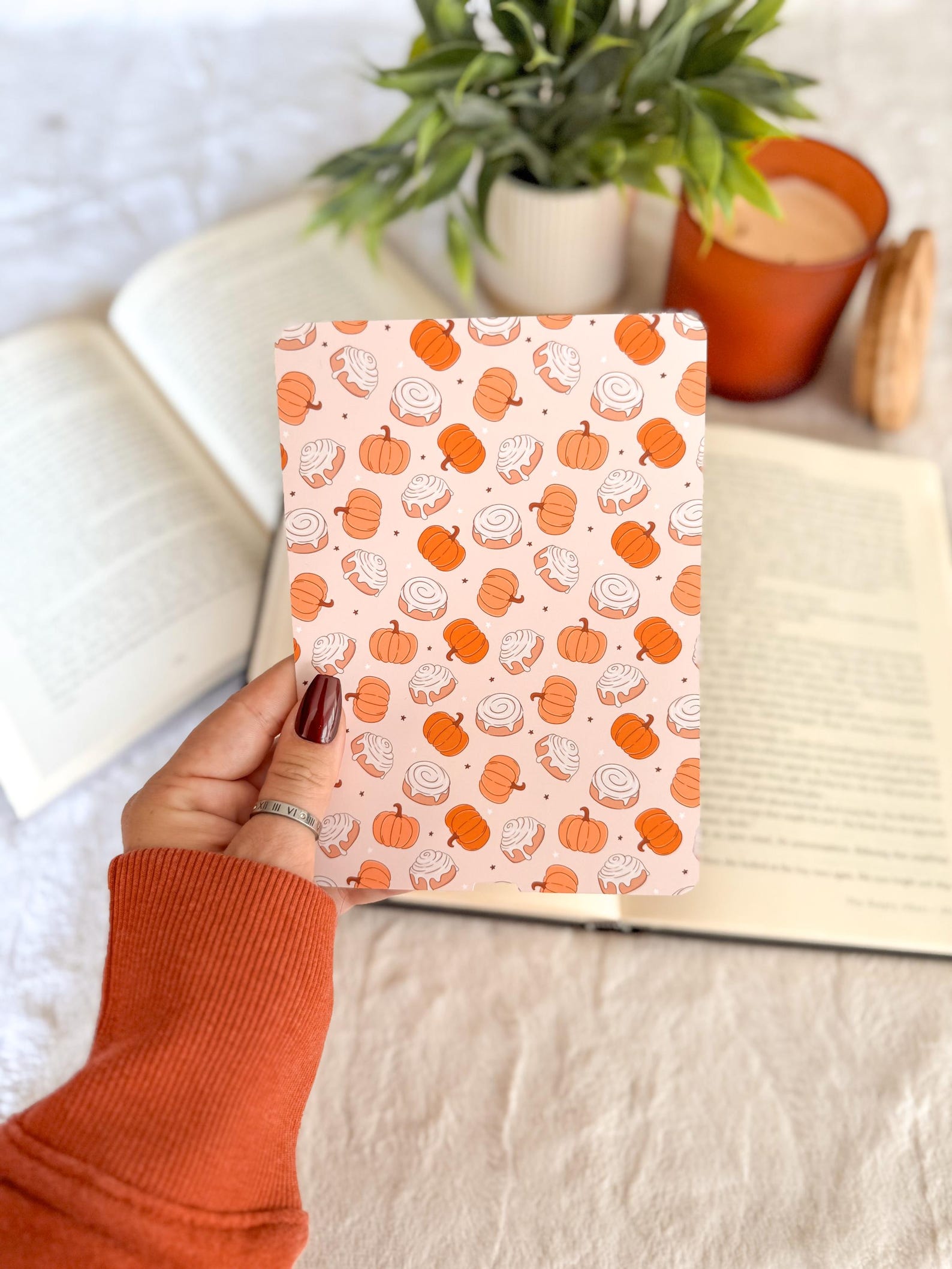 Orange Fall Kindle Inserts | Little Turkey Shoppe | Cozy Fall Pumpkins ...