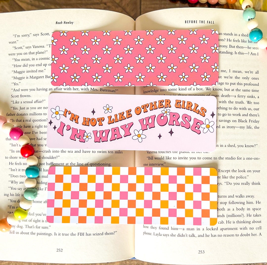 Not Like Other Girls Bookmark Set Little Turkey Shoppe Retro Y2k ...