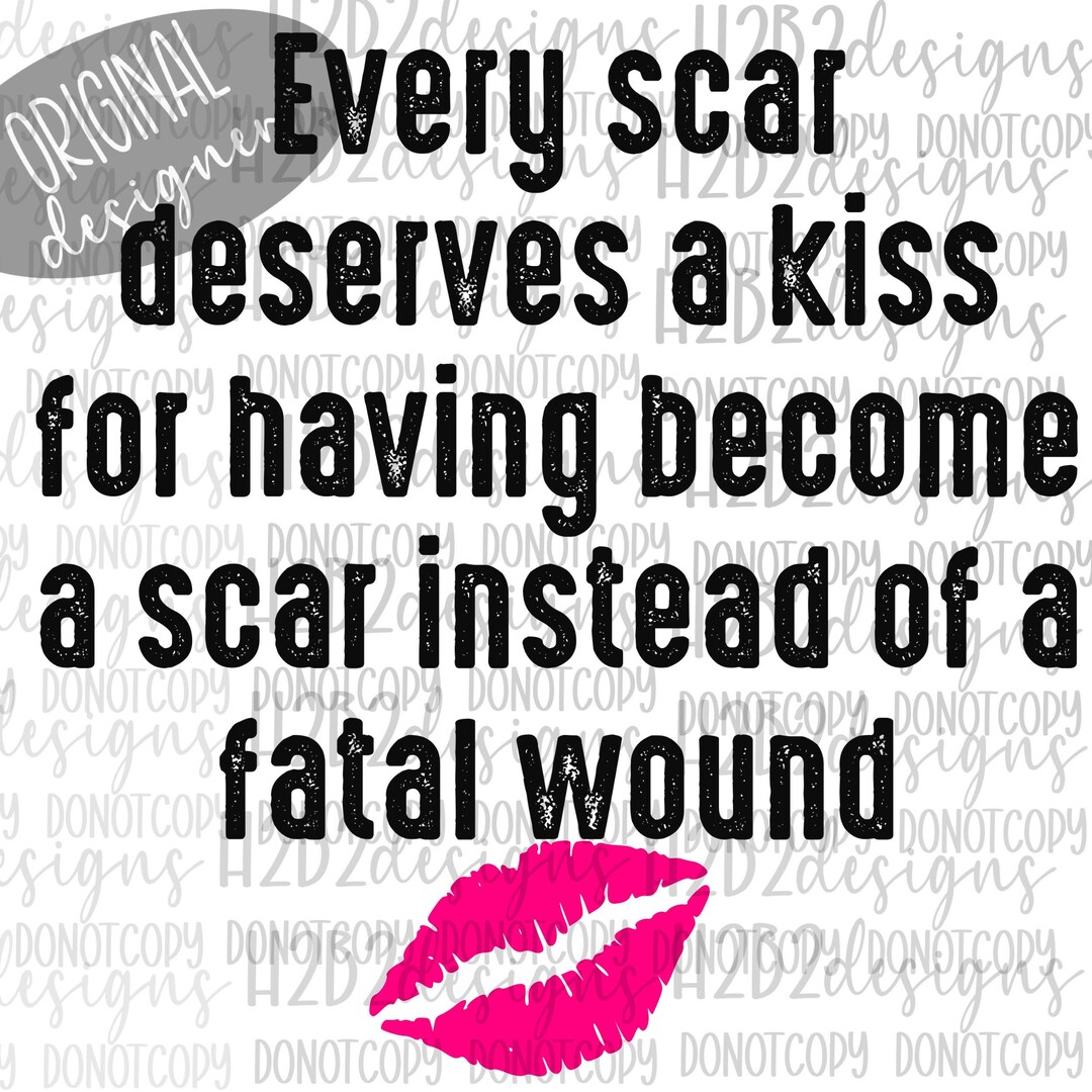 Scars Design Sublimation Design Transparent PNG - Etsy