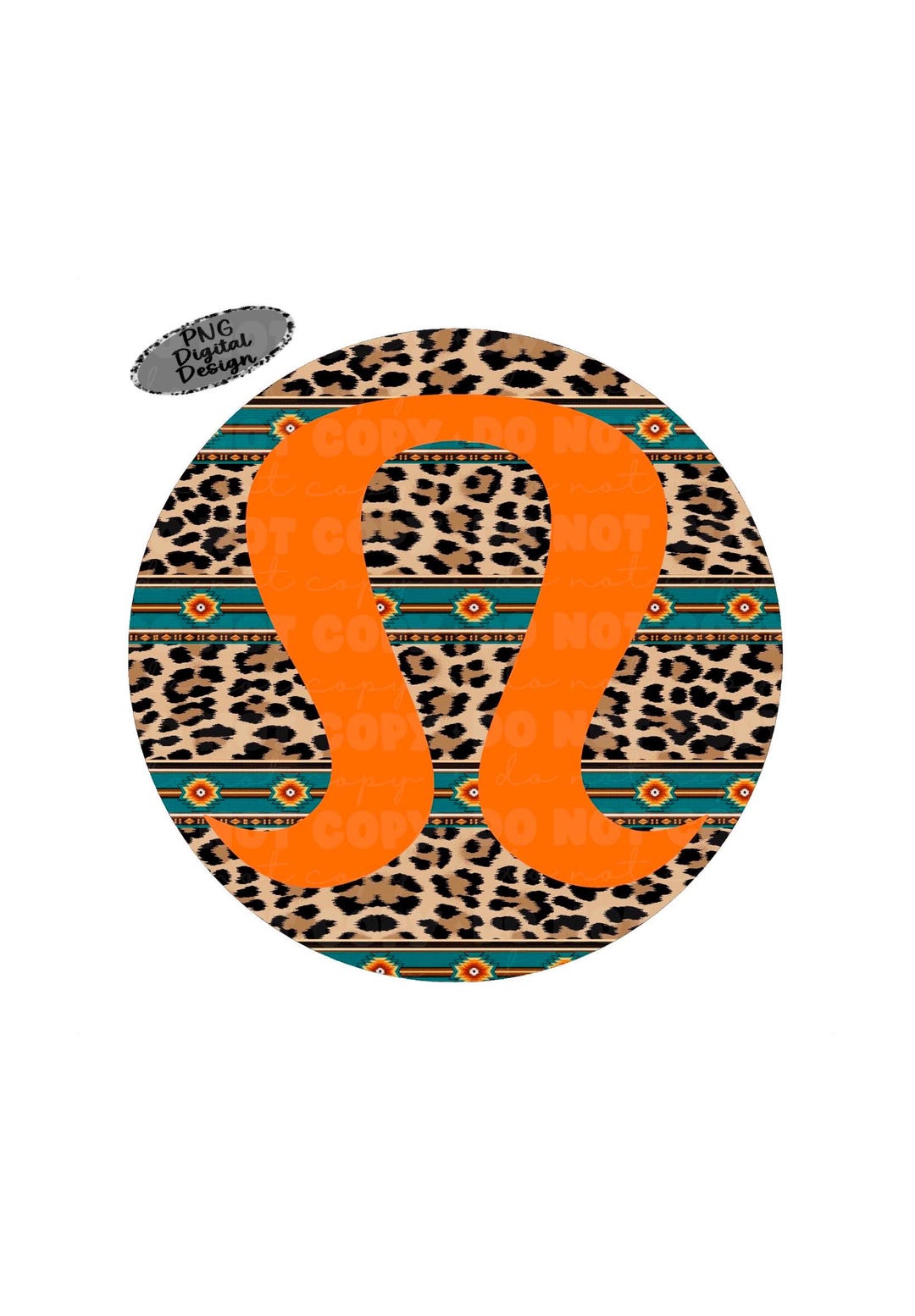 Leopard Aztec Western Lu Popular Digital Design Sublimation DTF Design ...