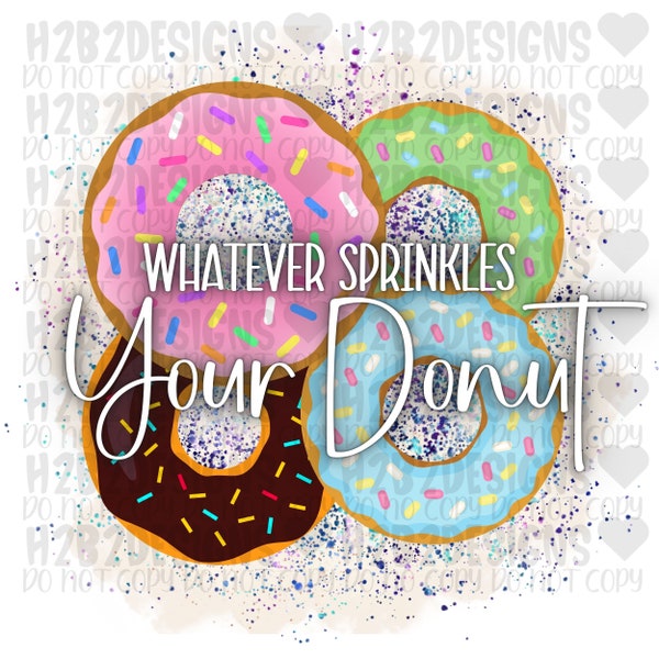 Donut With Sprinkles - Etsy