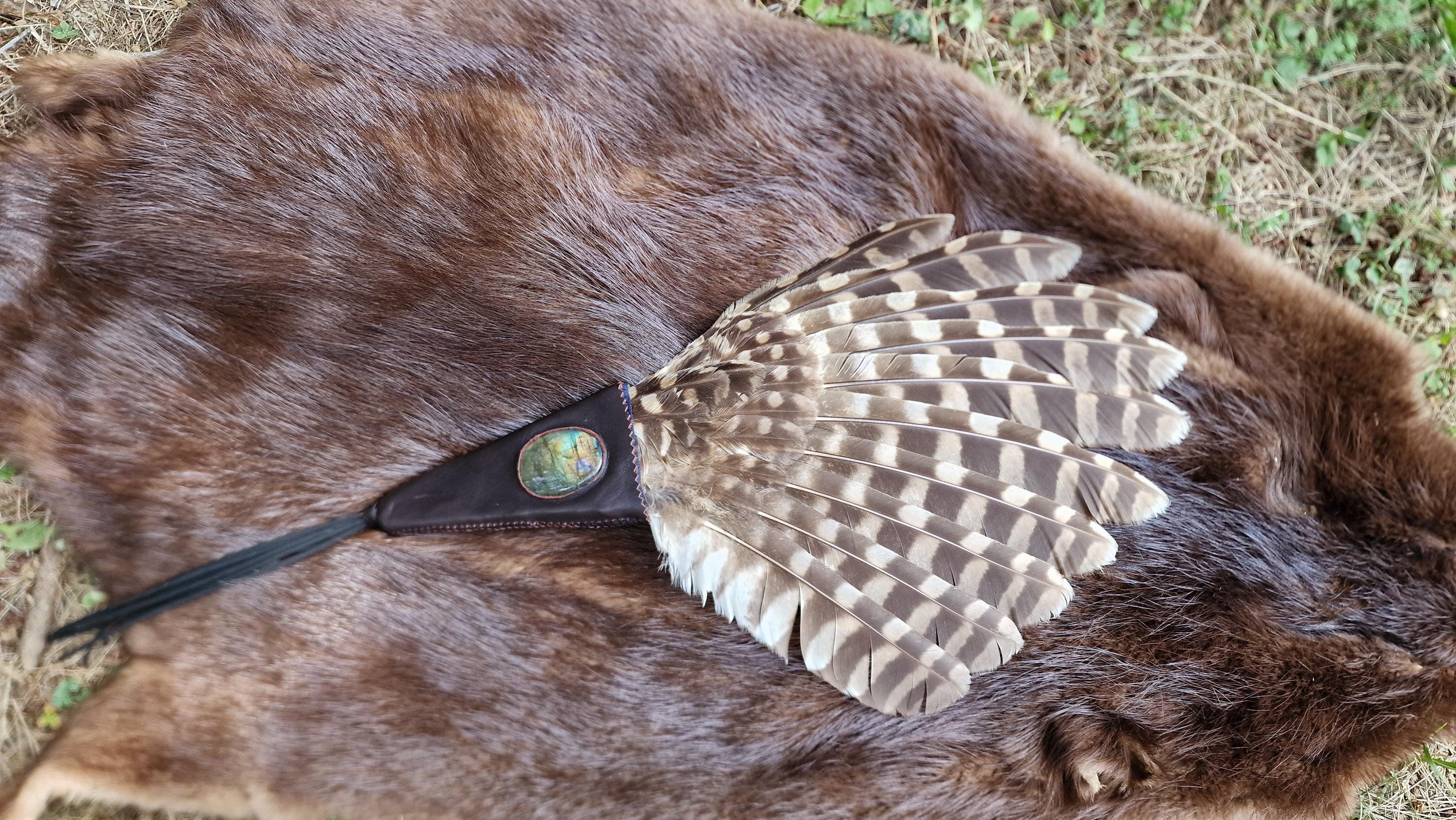 Smudging Fan Owl Wing - Etsy