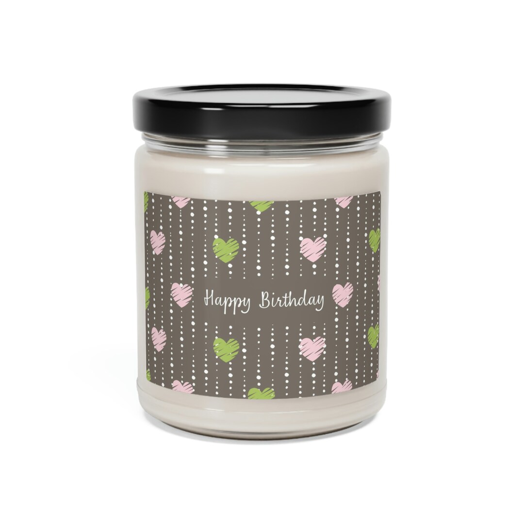 Soy Candle Birthday Gift Candle in a Jar Gift for Birthday Candle for ...