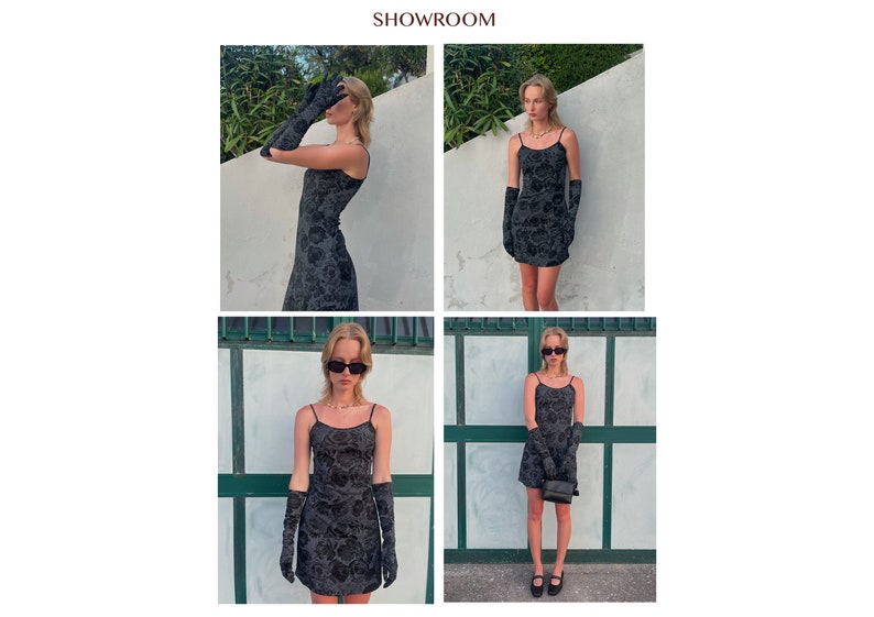 Strap Mini Dress PDF Sewing Pattern / US Size 4-10 / With Instructions ...