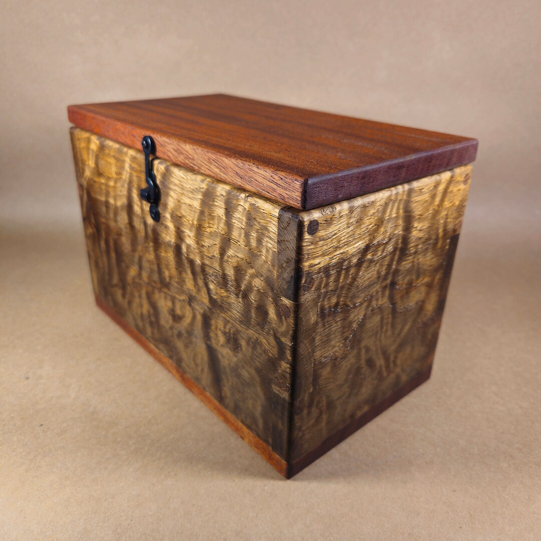 White Oak Tea Box - Etsy