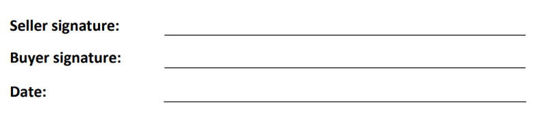Trailer Bill of Sale Travel Semi Full Truck Sale Contract Auto ...