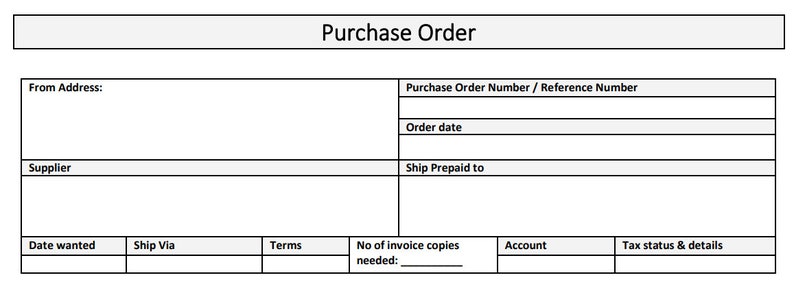 Large Order Form Invoice Service Product Invoice Template Proof of Work ...