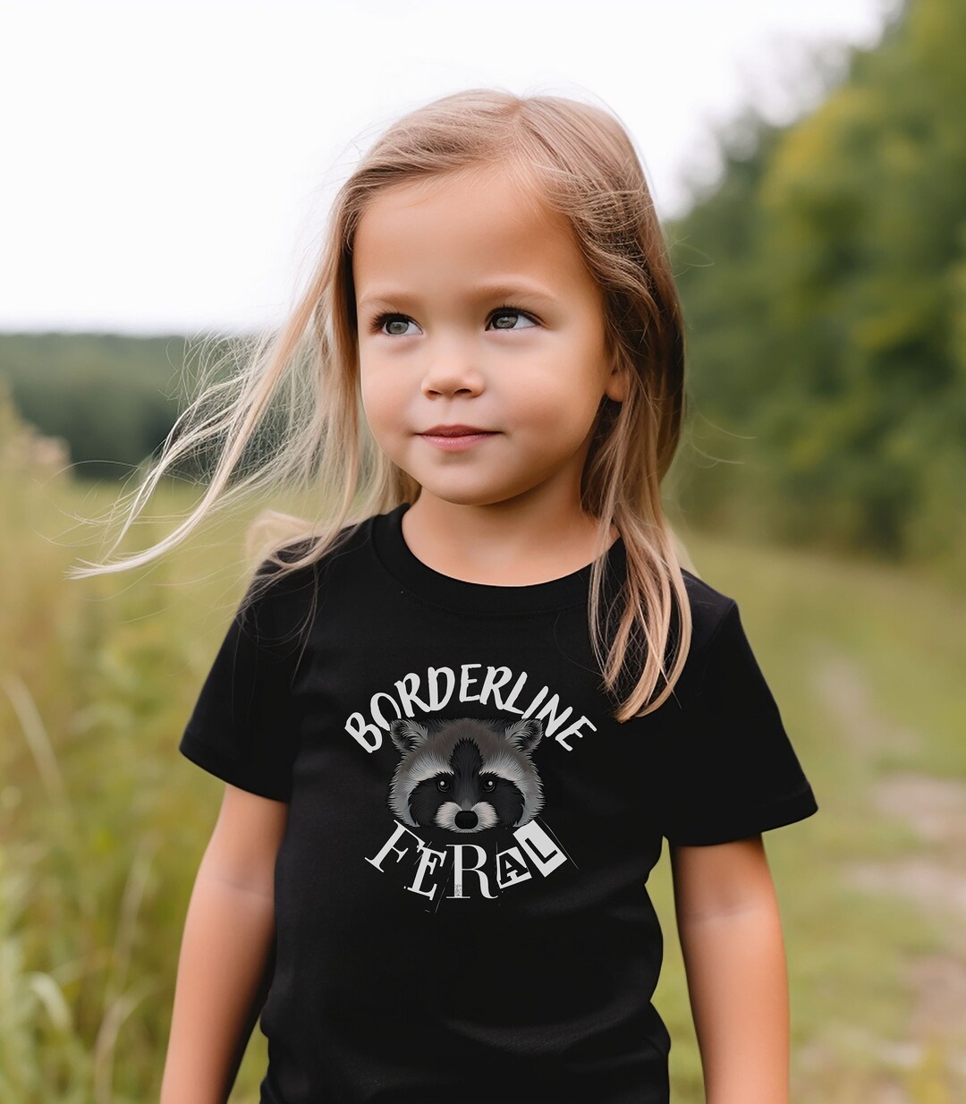 Funny Toddler Shirt, Feral Tshirt, Kids Tshirt, Funny Kid Shirt, Racoon ...