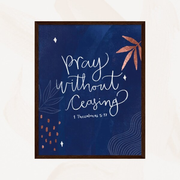 Pray Without Ceasing - Etsy UK