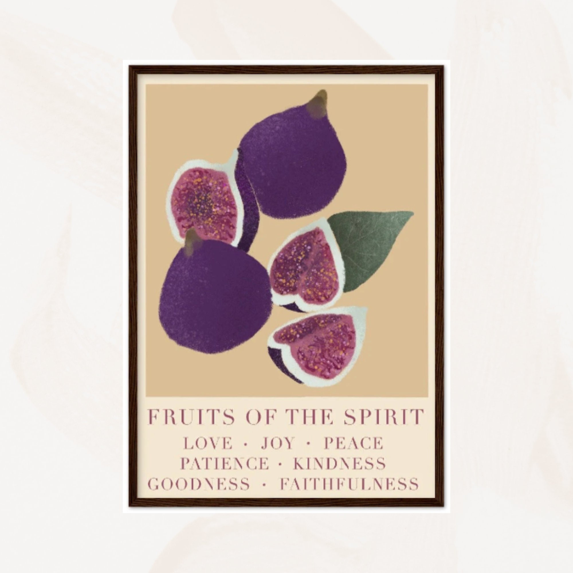 Fruits of the Spirit Printed & Shipped Modern Scripture Decor Bible ...