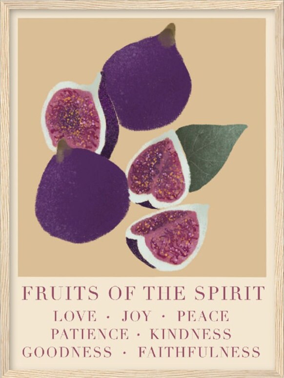Fruits of the Spirit Printed & Shipped Modern Scripture Decor Bible ...