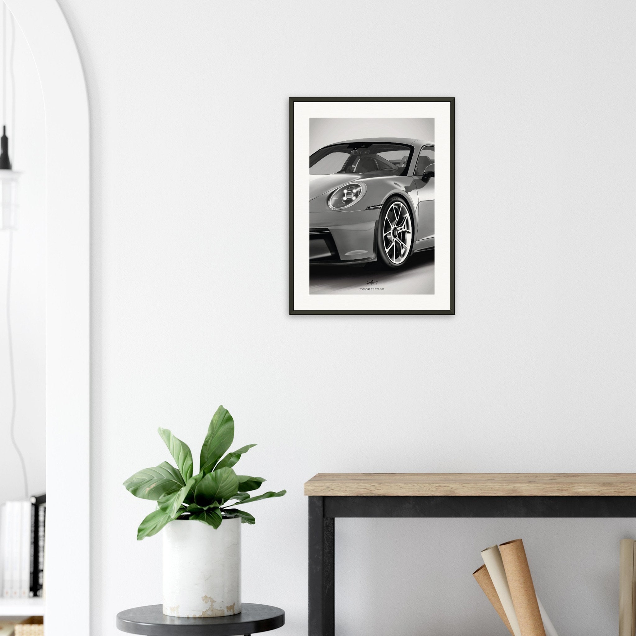 Porsche 911 GT3 992 | Shapes - Poster - Etsy