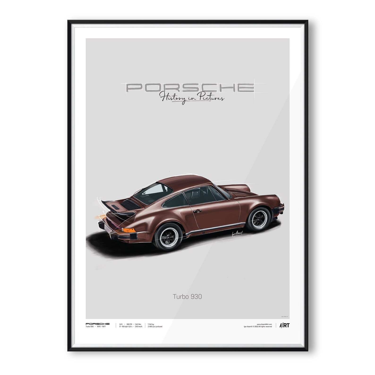 Porsche Turbo 930 – Poster 50 X 70 - Etsy