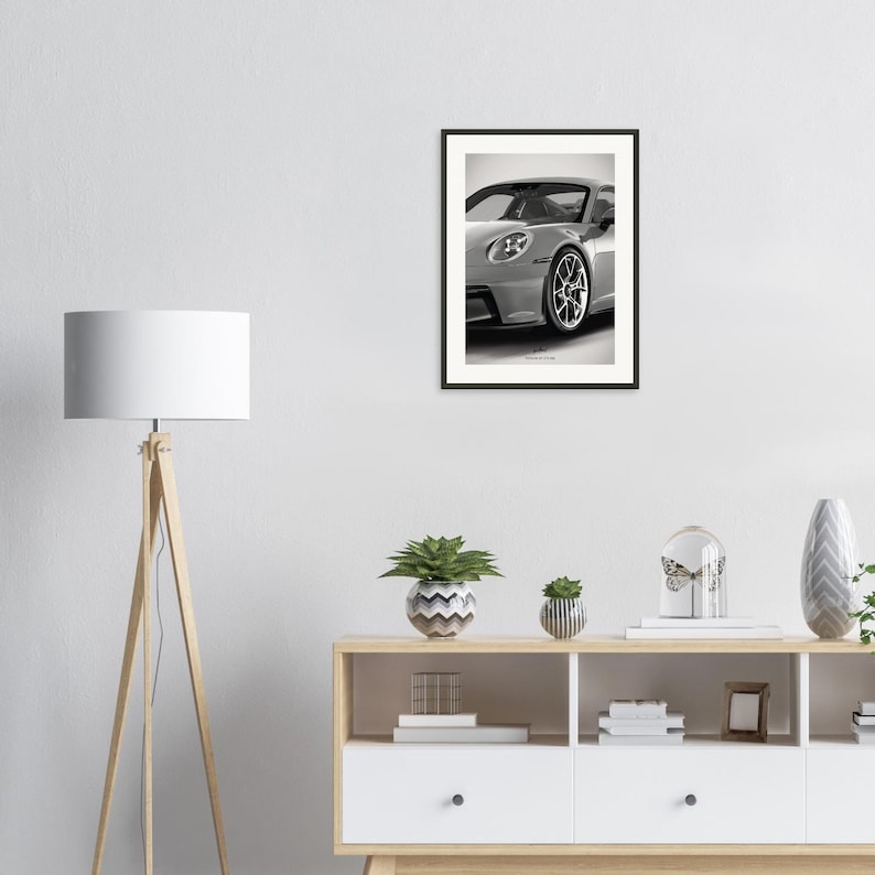 Porsche 911 GT3 992 | Shapes - Poster - Etsy