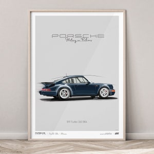 Porsche 911 Turbo 3,6 964 – Poster 50 X 70 - Etsy
