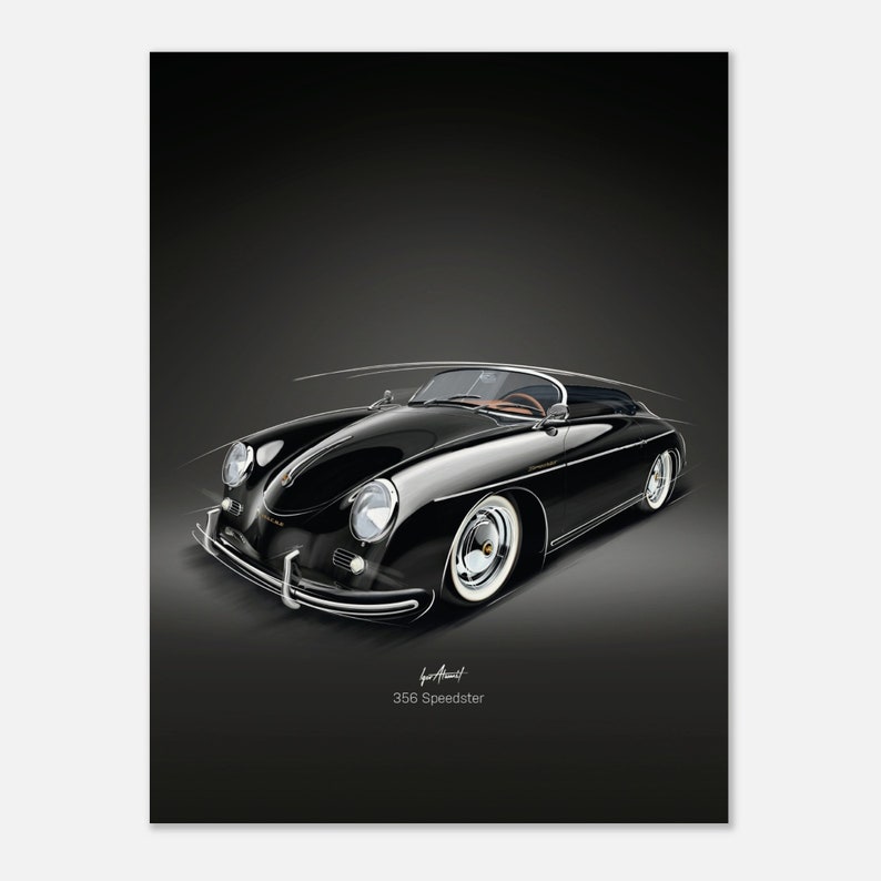 Porsche 356 Speedster – Premium Poster - Etsy