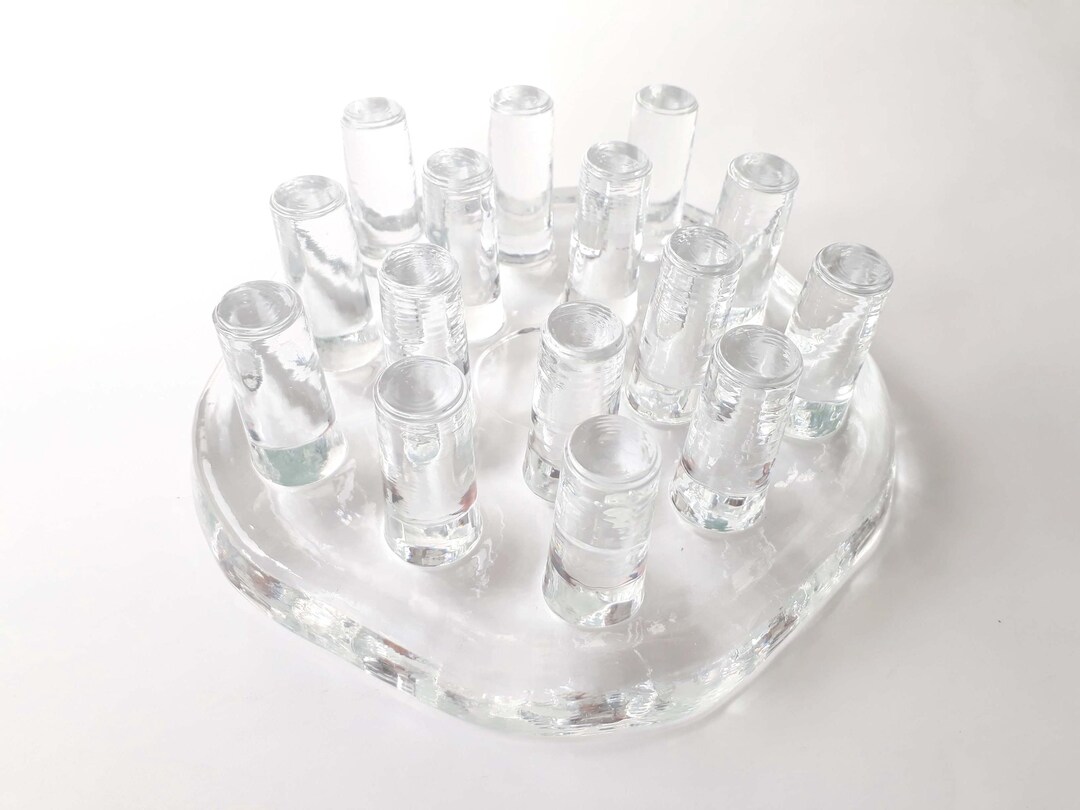 Vintage GEORGSHÜTTE Large Tea Warmer Made of Solid Frosted Glass ...