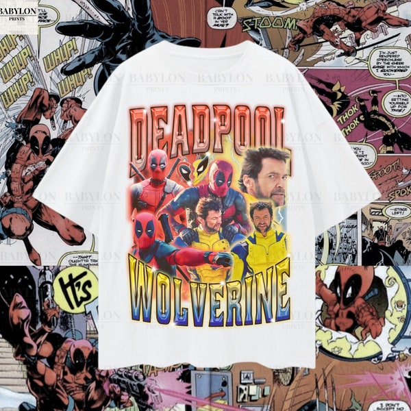 Funny Deadpool and Wolverine Shirt - Etsy