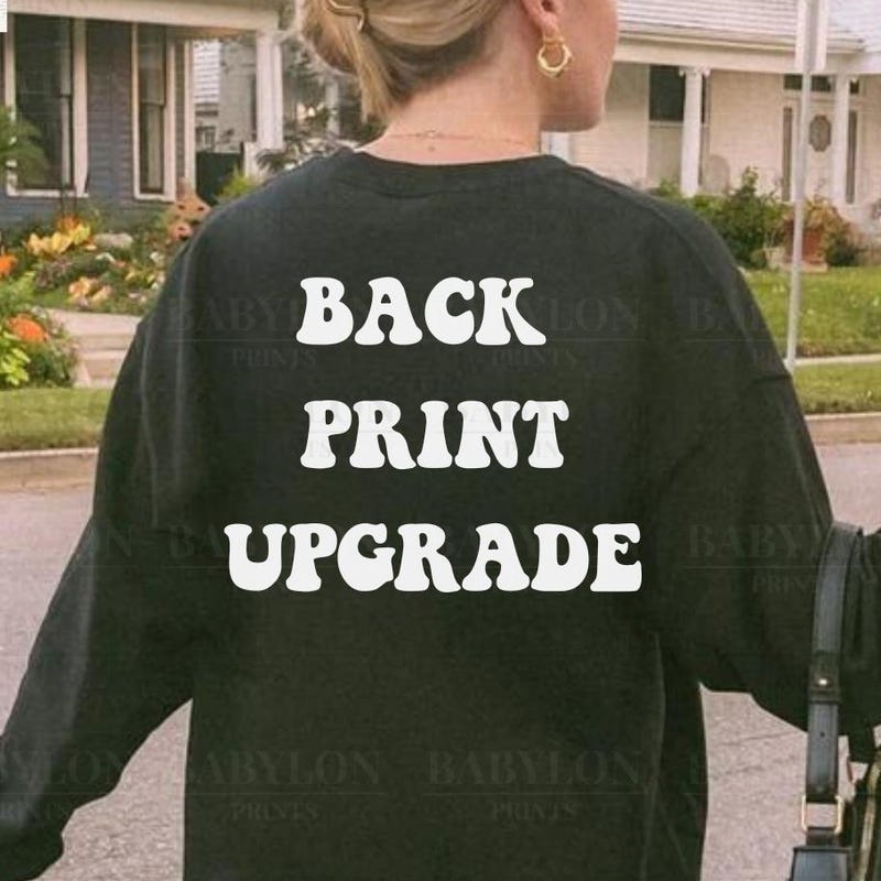 Back Print T Shirts - Etsy