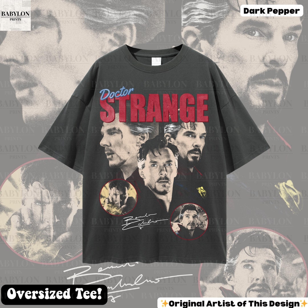 Oversized Doctor Strange Shirt, Dr Strange Homage T Shirt Stephen ...