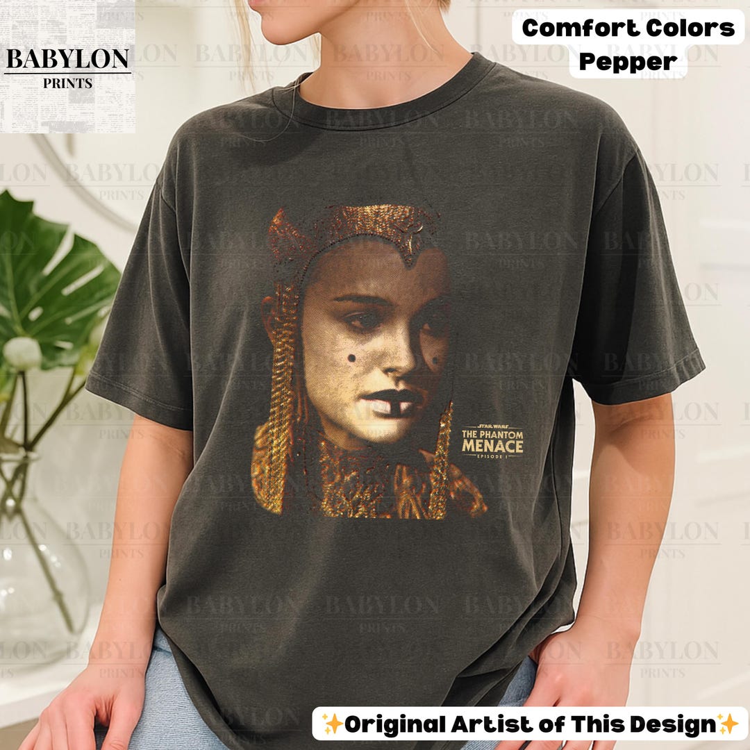 Vintage Queen Amidala Shirt Padmé Amidala Shirt Retro Unisex Star Wars ...