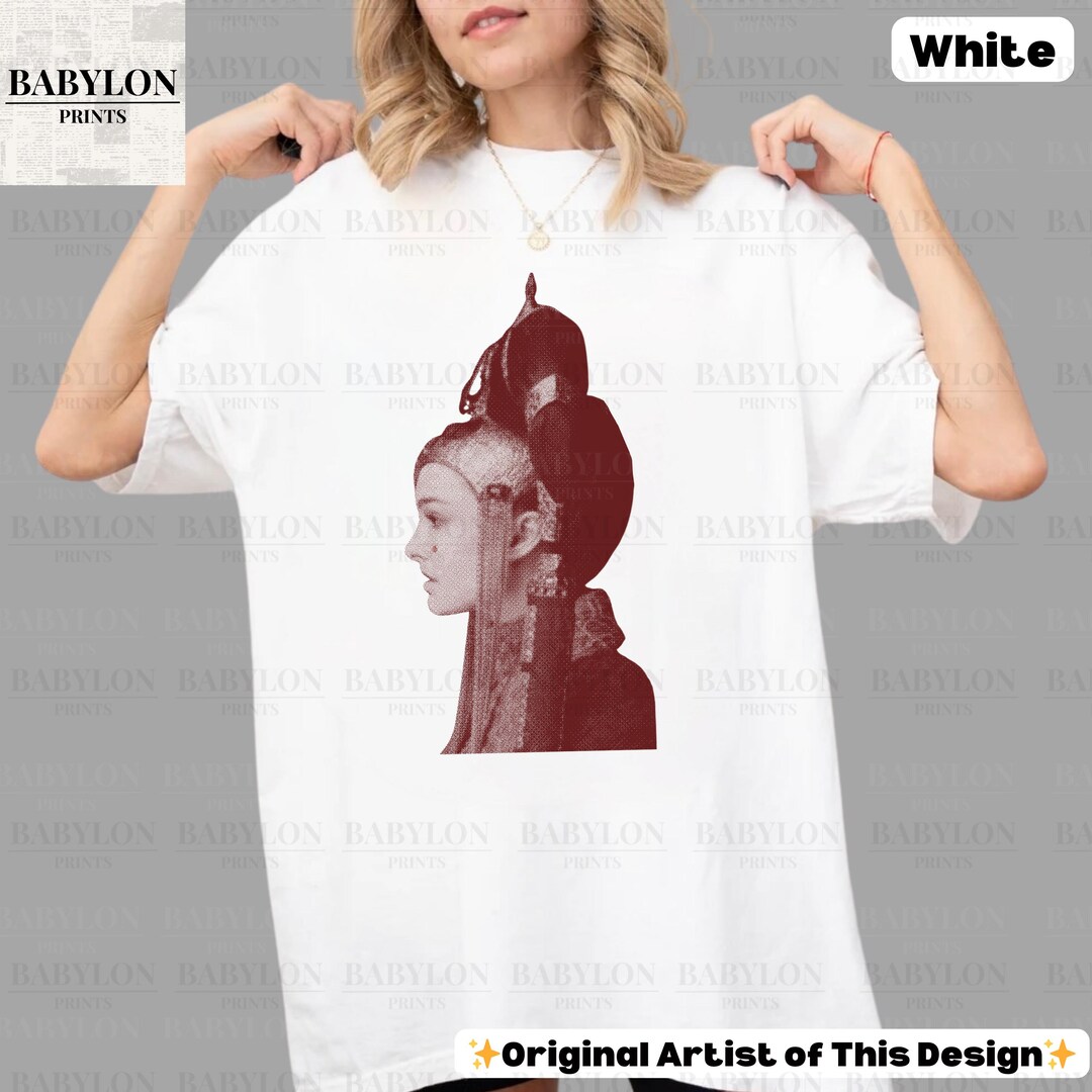 Queen Amidala Shirt Padmé Amidala Shirt Vintage Unisex Star Wars Tee ...