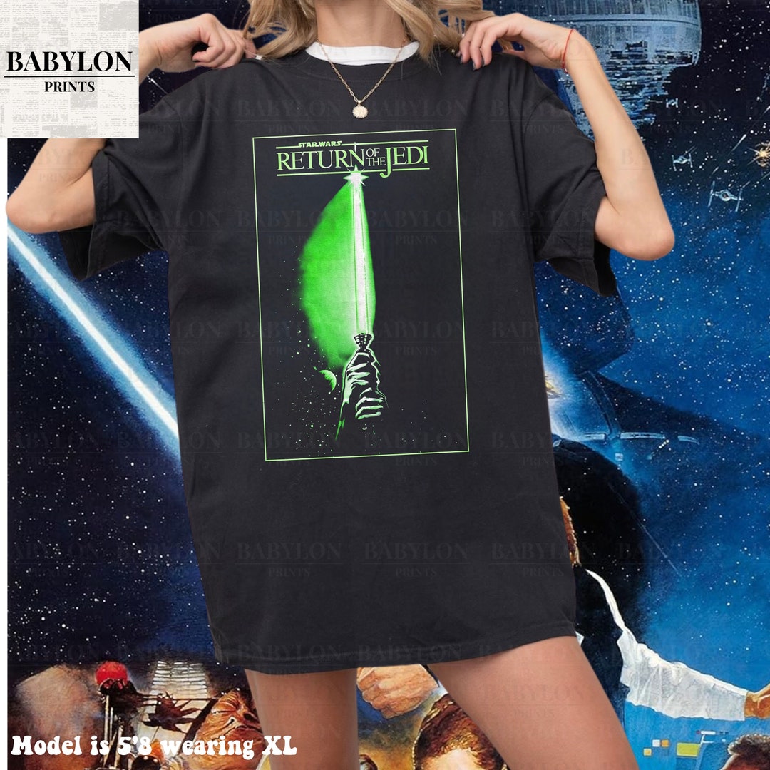 Vintage Return of the Jedi T Shirt Star Wars Shirt Star Wars Movie Poster Shirt Luke Skywalker ...