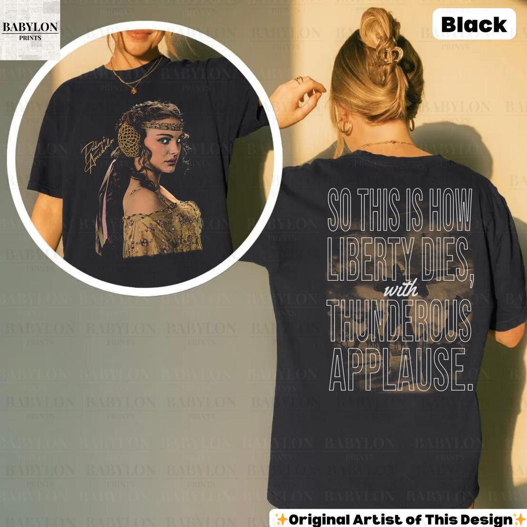 Vintage Padme Amidala Star Wars Shirt: Disneyworld Tee, Padmé Front ...