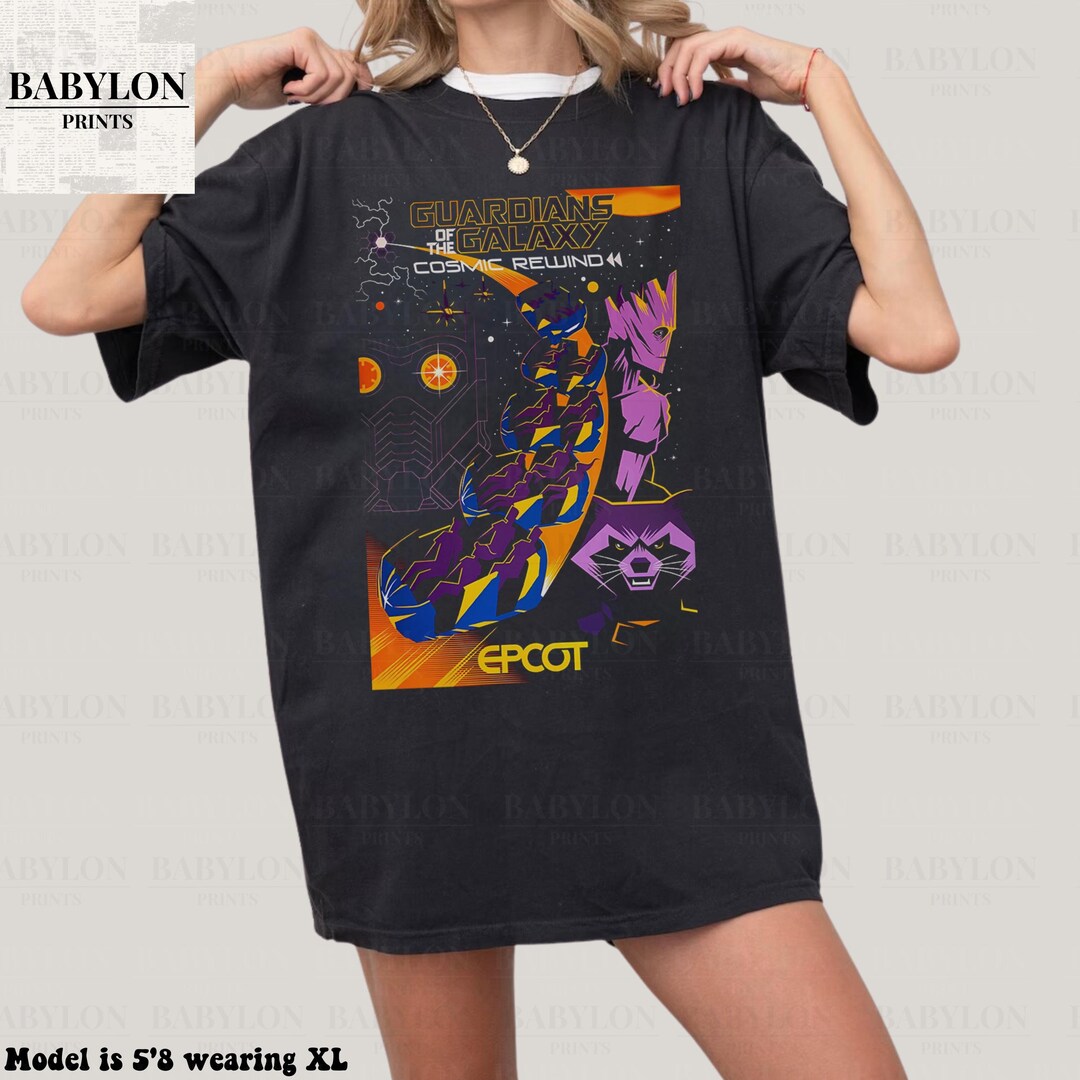 Cosmic Rewind Marvel Guardians of the Galaxy Shirt Comfort Colors Tee ...