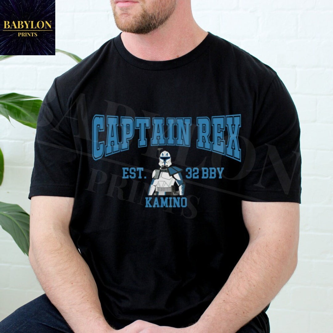Captain Rex Shirt Star Wars Shirt, the Clone Wars, Clone Trooper ...
