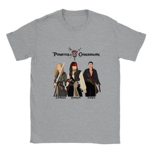 Pirates of the Caribbean Shirt | Jack Sparrow, Will Turner, Elizabeth ...