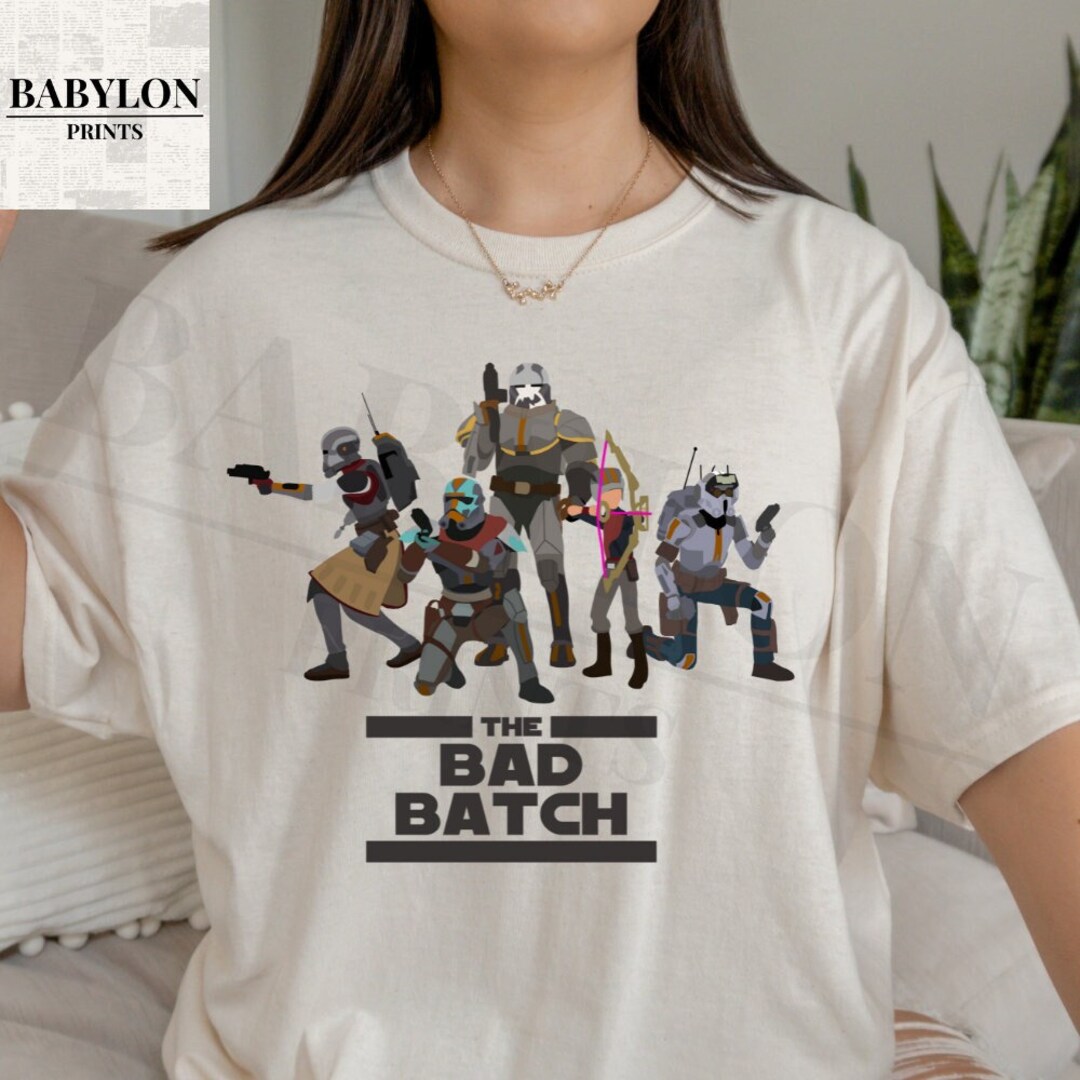 The Bad Batch Shirt, Sweatshirt, Hoodie Star Wars Shirt, Hunter Star ...