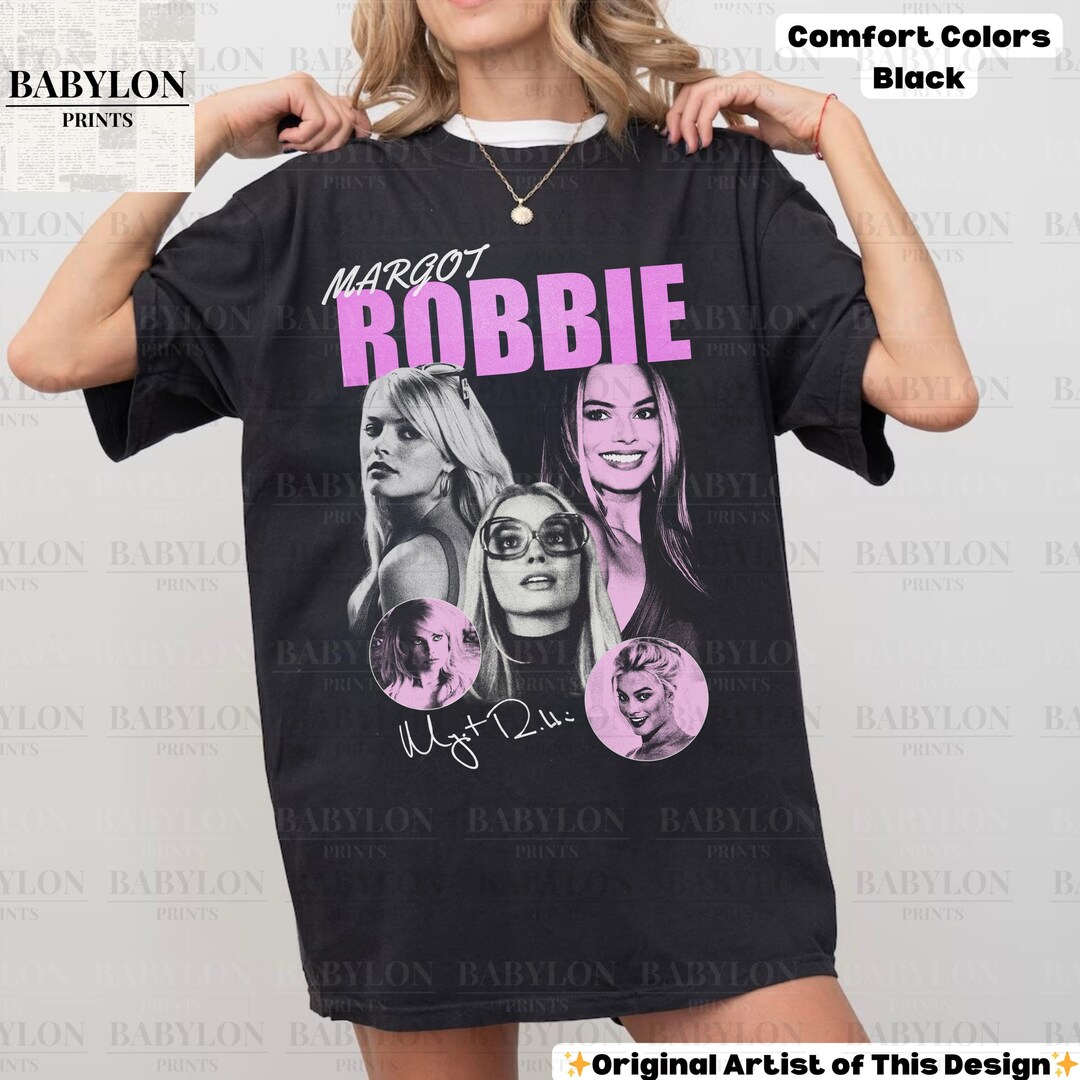 Margot Robbie Vintage T Shirt - Margot Robbie T Shirt, Margot Robbie ...