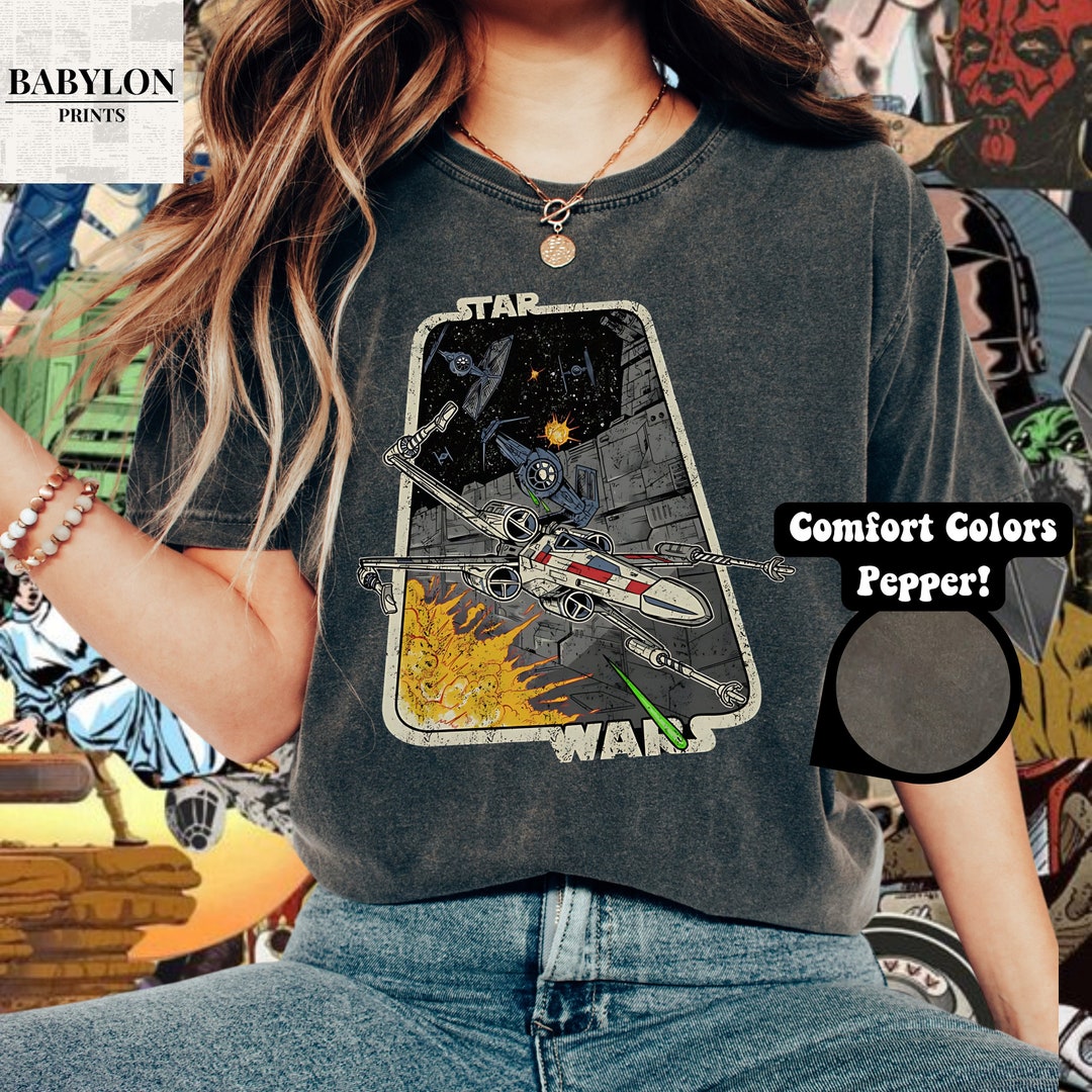 Star Wars X-wing Shirt, Star Wars Tshirt, Disney Star Wars Shirt ...