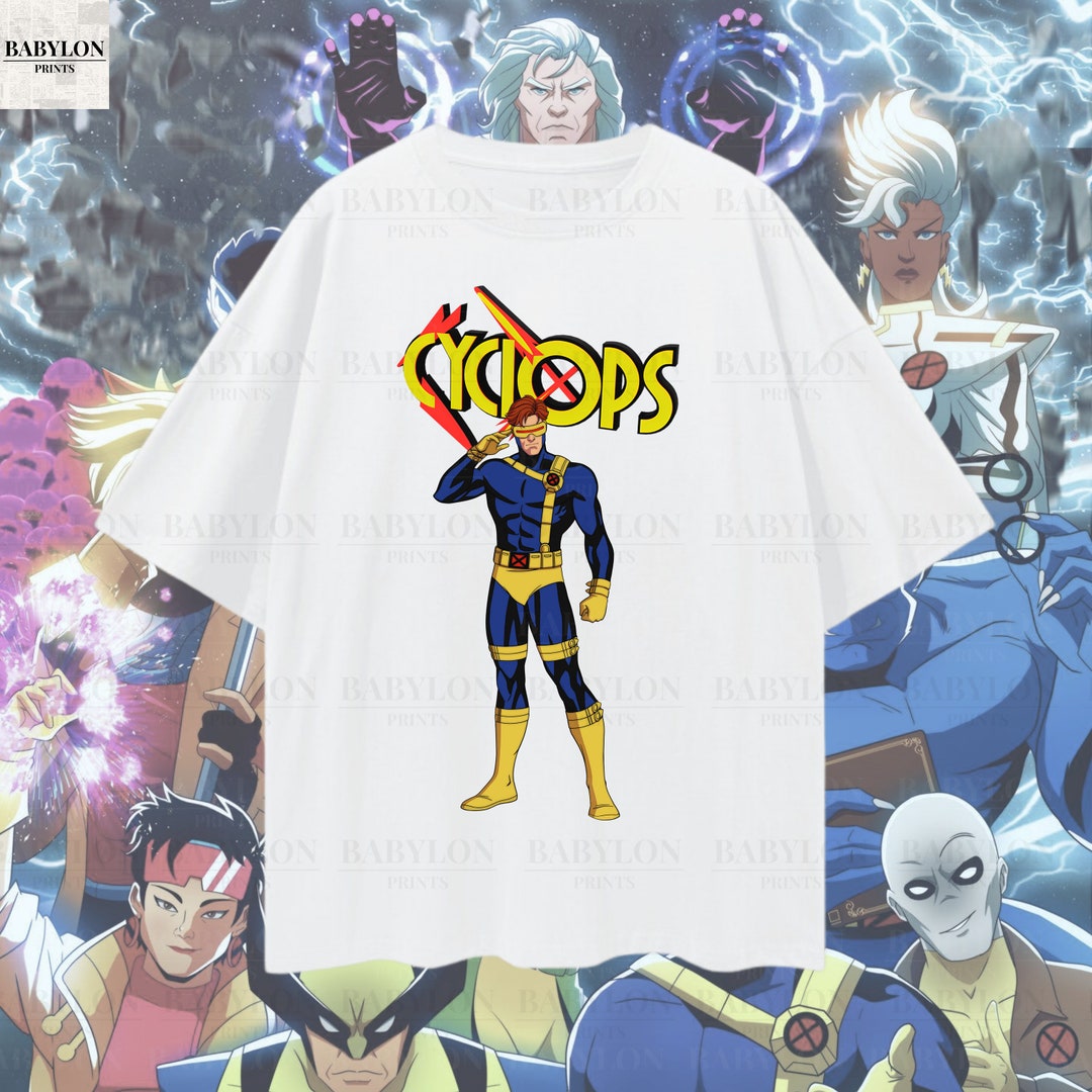 Oversized Xmen Cyclops Shirt Xman Shirt Xmen 97 Shirt Cyclops Mutant ...