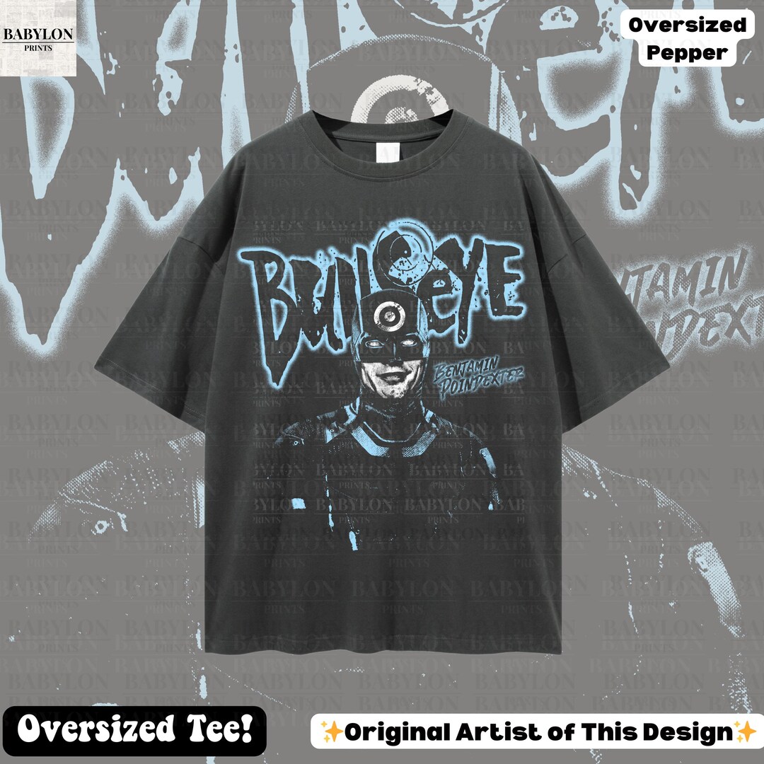 Oversized Bullseye Daredevil T-shirt Benjamin Pointdexter MCU Gifts ...