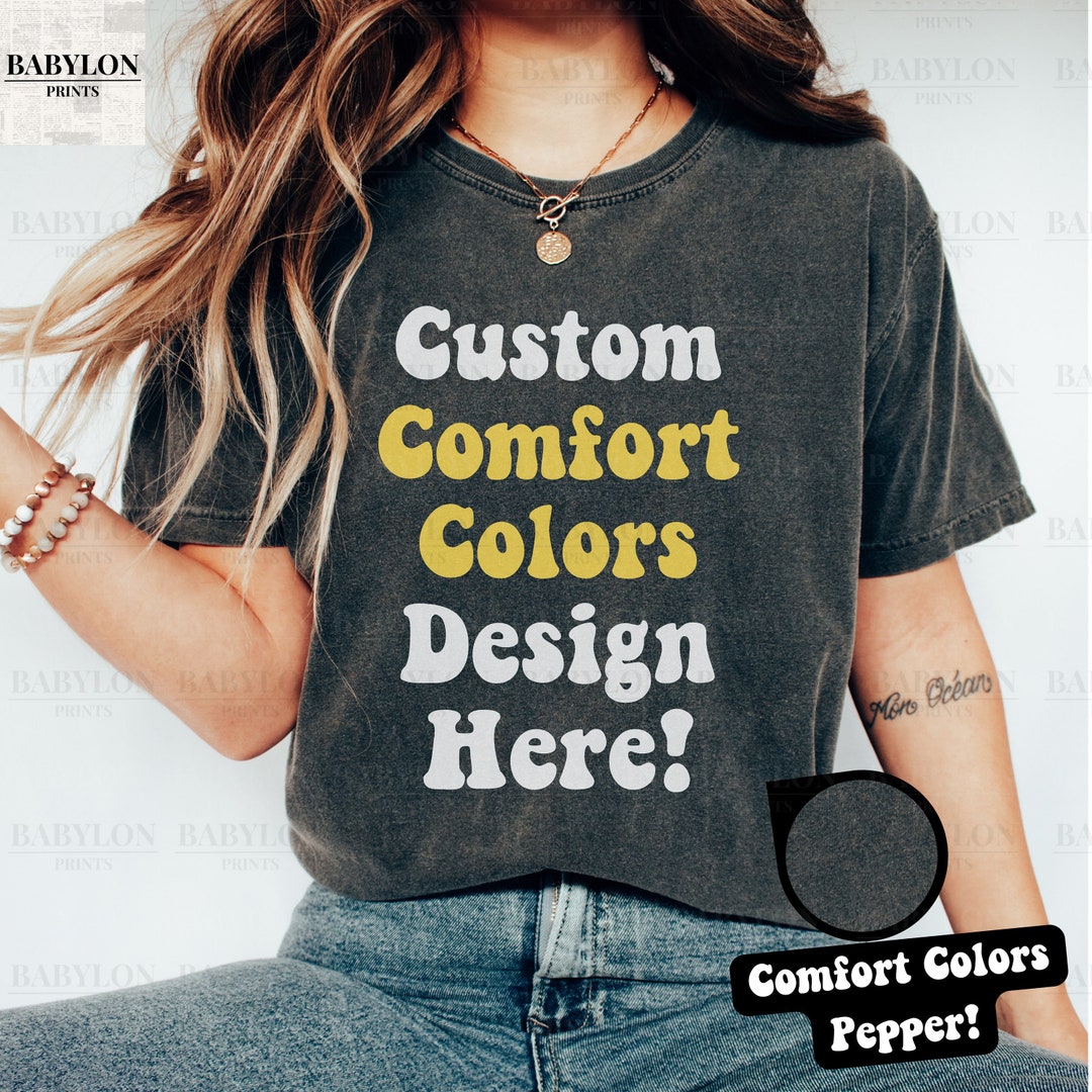 Custom Comfort Colors T-shirt | Custom Design Star Wars, Custom Shirt ...